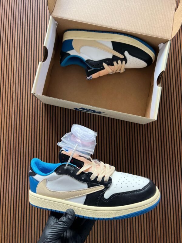 First Copy Nike Air Jordan Cut Low Travis Scott (Blue)