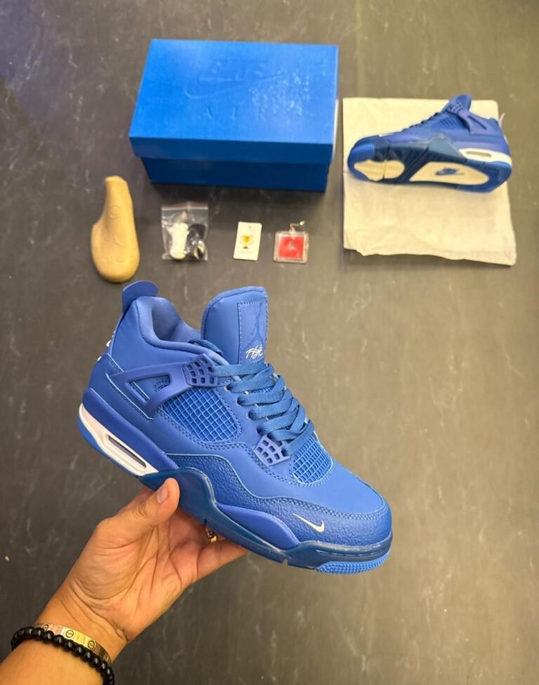 First Copy Nike Air Jordan Retro 4 Bike (Blue) | 10A Quality | Sneaker ...